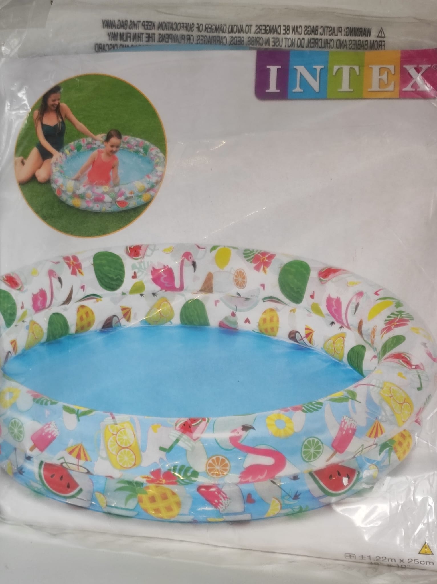 INTEX INFLATABLE TWO RING POOL PAR402406 - The Christmas Shop